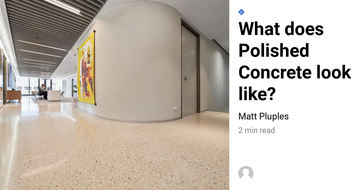 What Does Polished Concrete Look Like? | My Floor