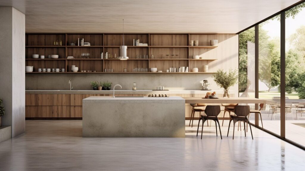 Polished Concrete Kitchen Designs: Durable & Stylish Options